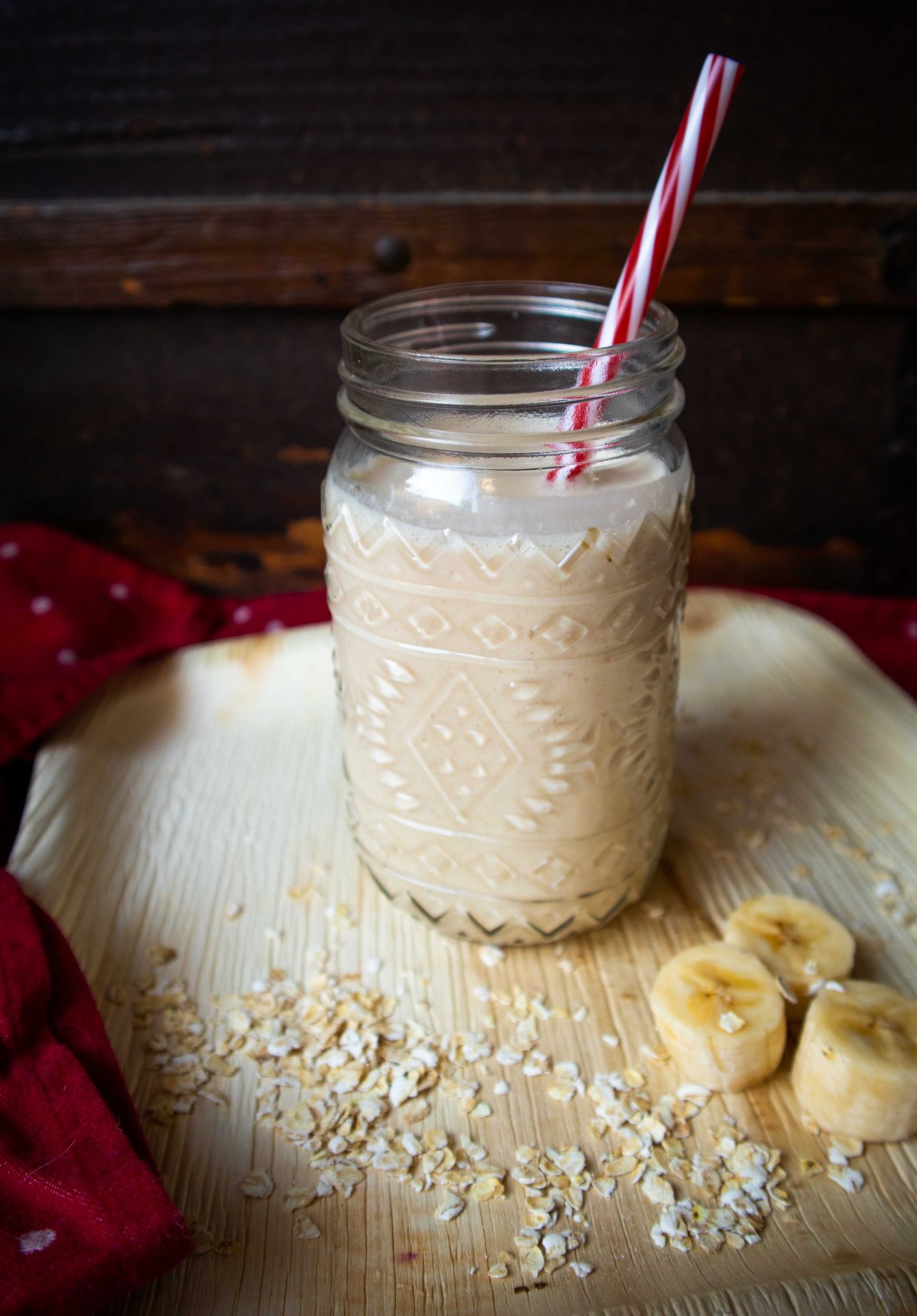 Smoothie bananes, purée de cacahuètes - Graines d'ici