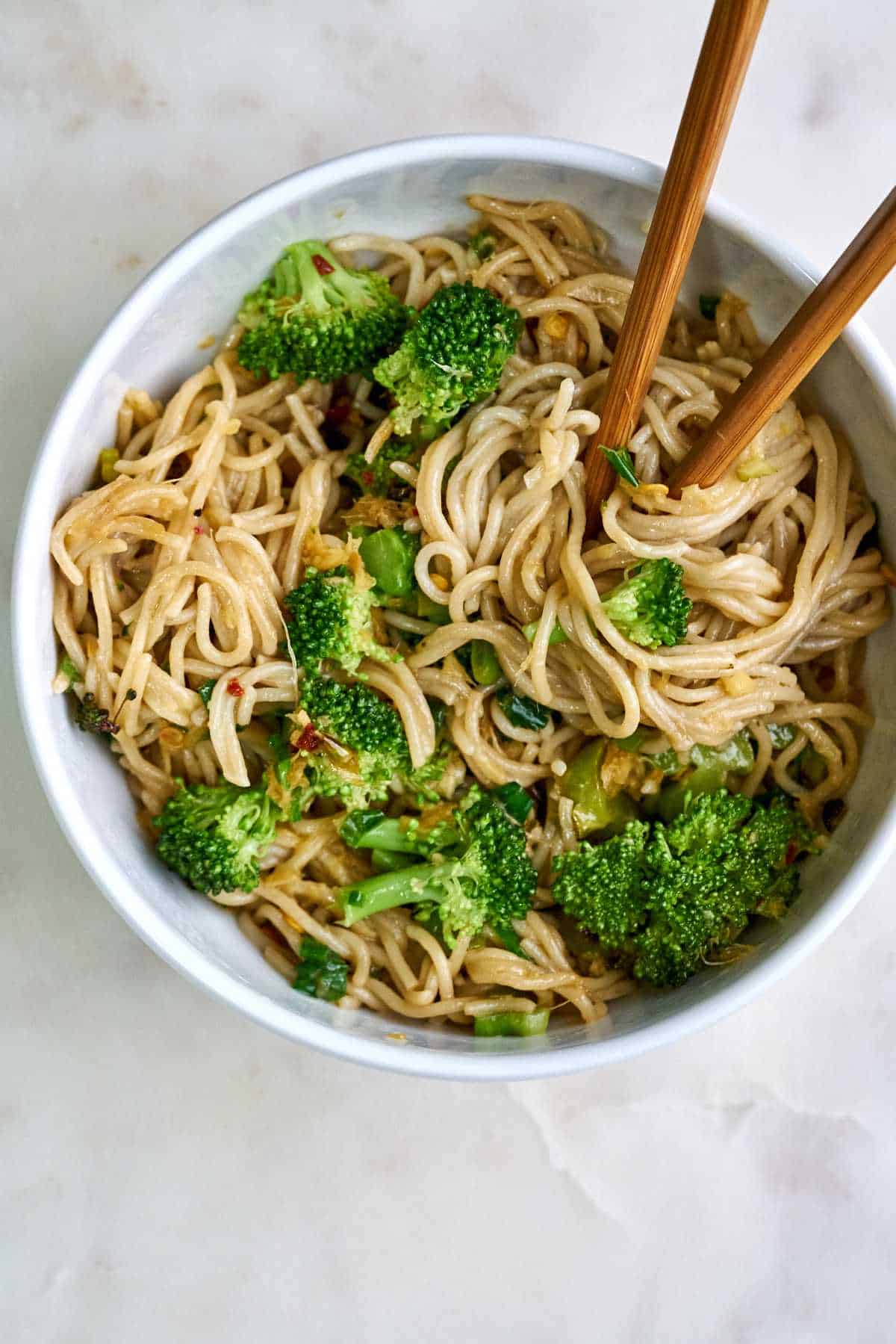 Noodles aux petits légumes - Graines d'ici